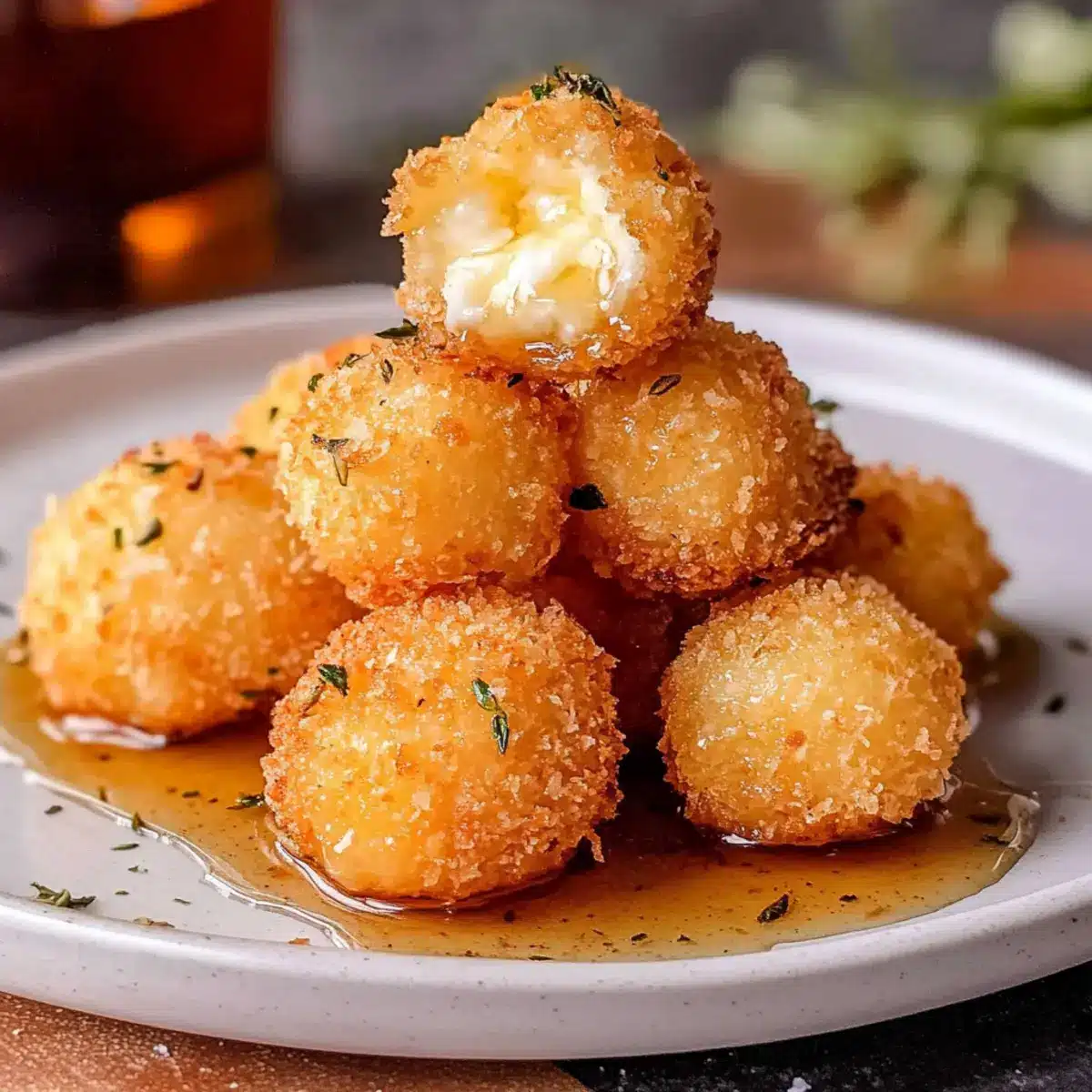 Irresistible Crispy Fried Goat Cheese Balls Recipe
