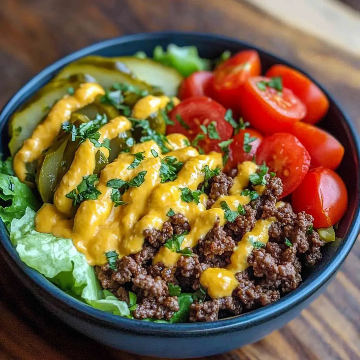 Irresistible High-Protein Cheeseburger Bowls for Meal Prep