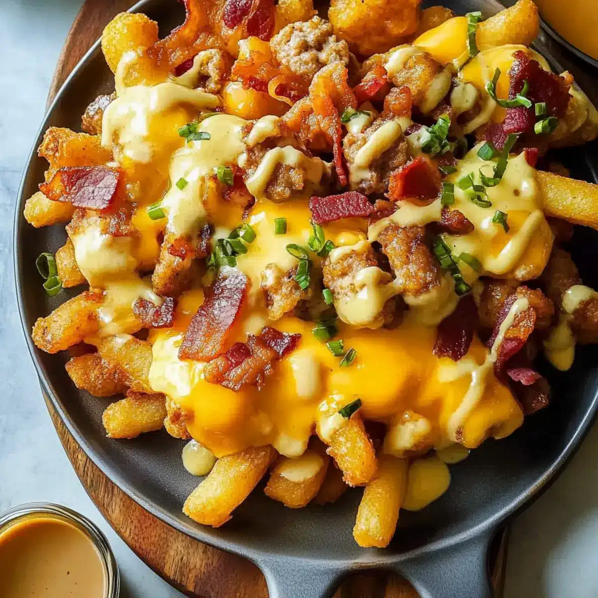 Irresistible Breakfast Poutine with Heavenly Hollandaise Sauce